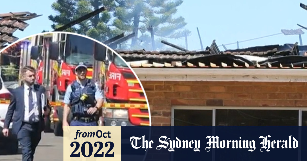 Sydney house fire: One person dead after blaze engulfs Burwood house Sydney house fire: One person dead after blaze engulfs Burwood house